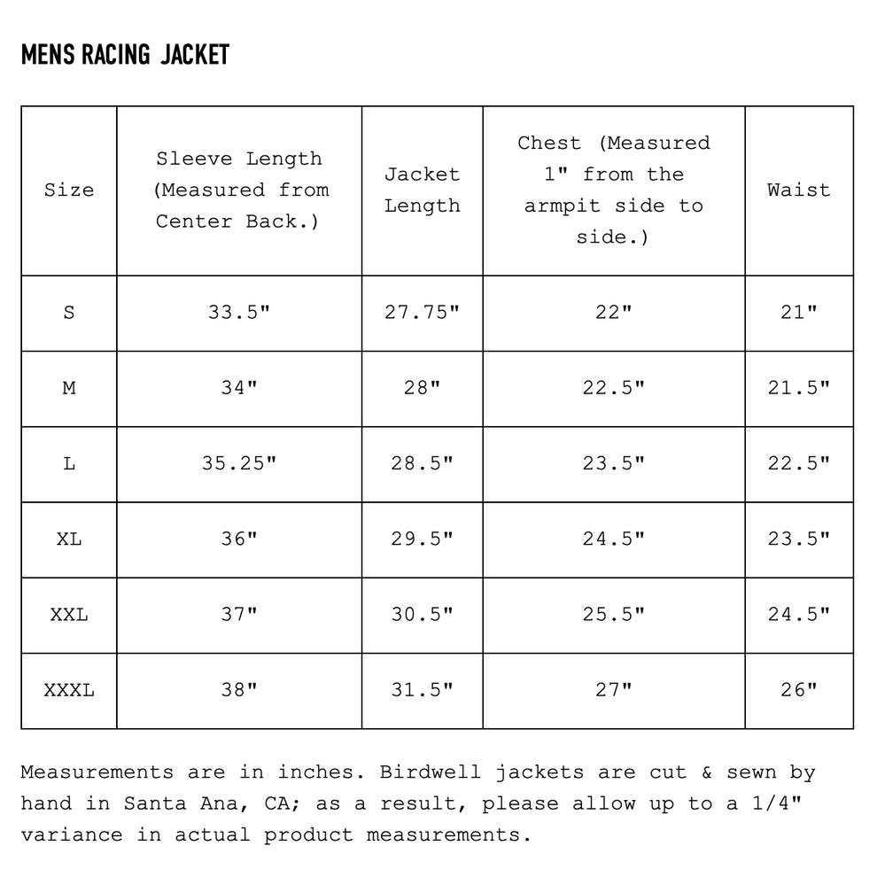 Archy's Garage: "Racing Jacket" by Birdwell